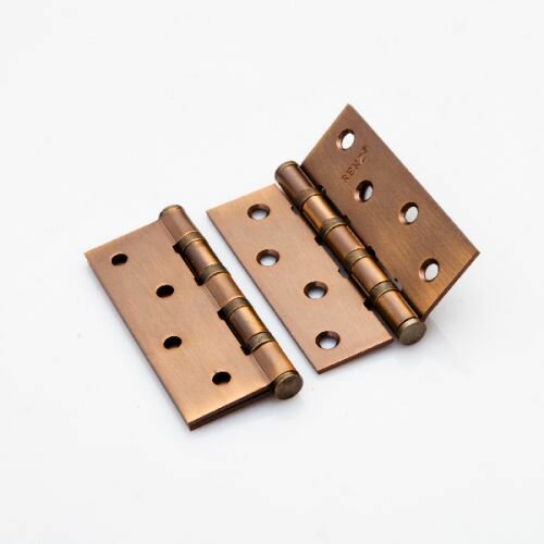 Петли дверные универсальные ренц IN100-4BB FH CF кофе, 100*75*2,5