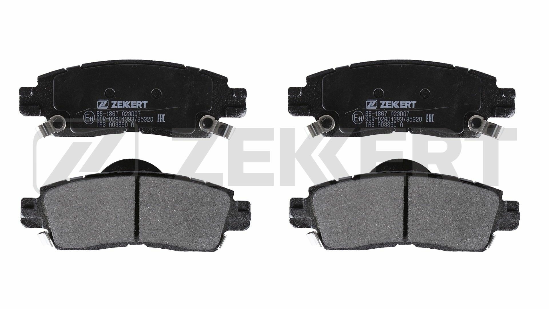 Колодки торм. диск. задн. Chevrolet Trailblazer (KC_) 01-, Isuzu Ascender 03-, Saab 9-7X (5S3E) 05-