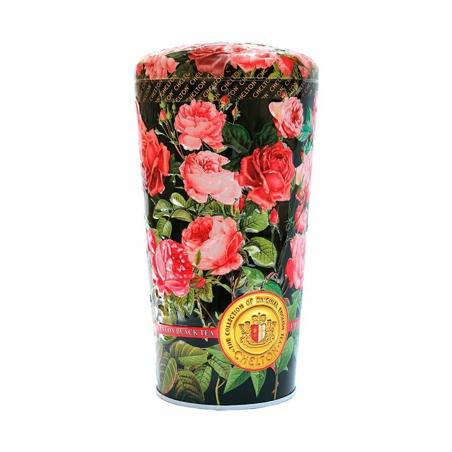 CHELTON Чай черный Ваза с розами, листовой, 180 г