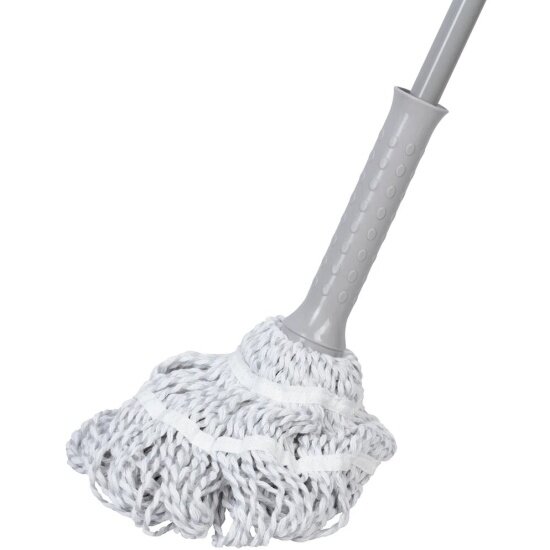 Швабра отжимная с механизмом скручивания и насадкой из микрофибры и хлопка Master House MOPM-8 Ренато (75541)