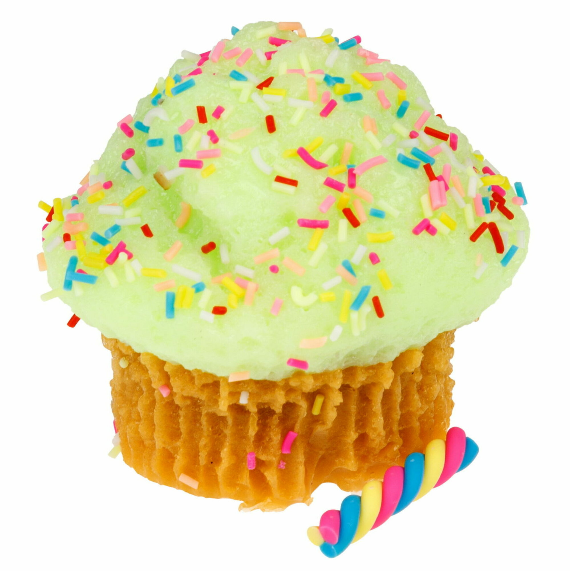 Таба сквиш тортик 1TOY Крутой замес Няшка-вкусняшка, игрушка антистресс для рук, зеленая