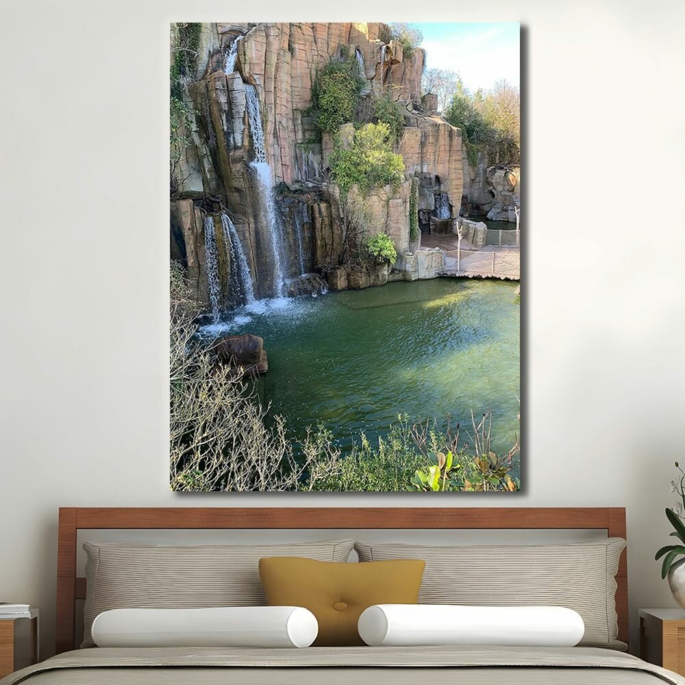 Картина на стену, интерьерная karTTina "Водопад", 50х70см 1шт.