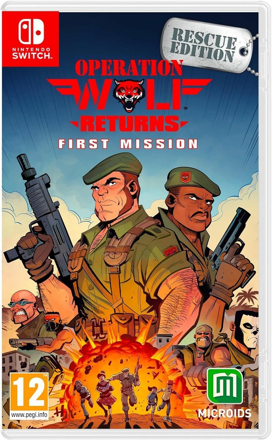Игра Operation Wolf Returns: First Mission. Rescue Edition (английская версия) для Nintendo Switch