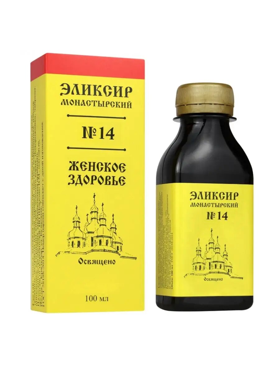 Эликсир питьевой №14 Женское здоровье натуральный 100 мл