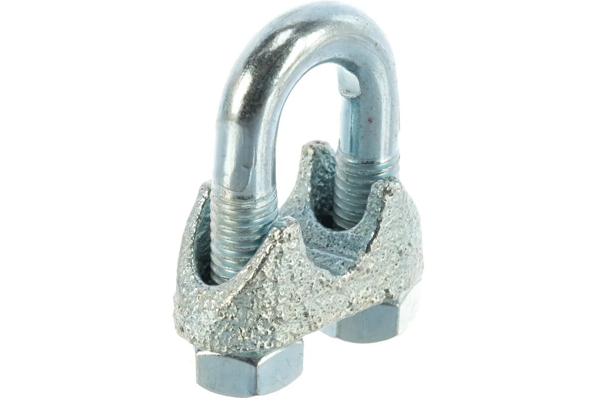 STAYER Зажим троса DIN 741, 10 мм, оцинкованный, в упаковке 25 шт, 30535-10