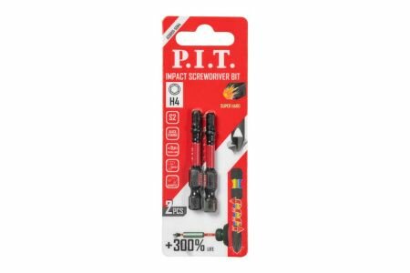 Бита ударная P.I.T. H4x50 мм 2 шт в уп.(ASDR01-50H4)