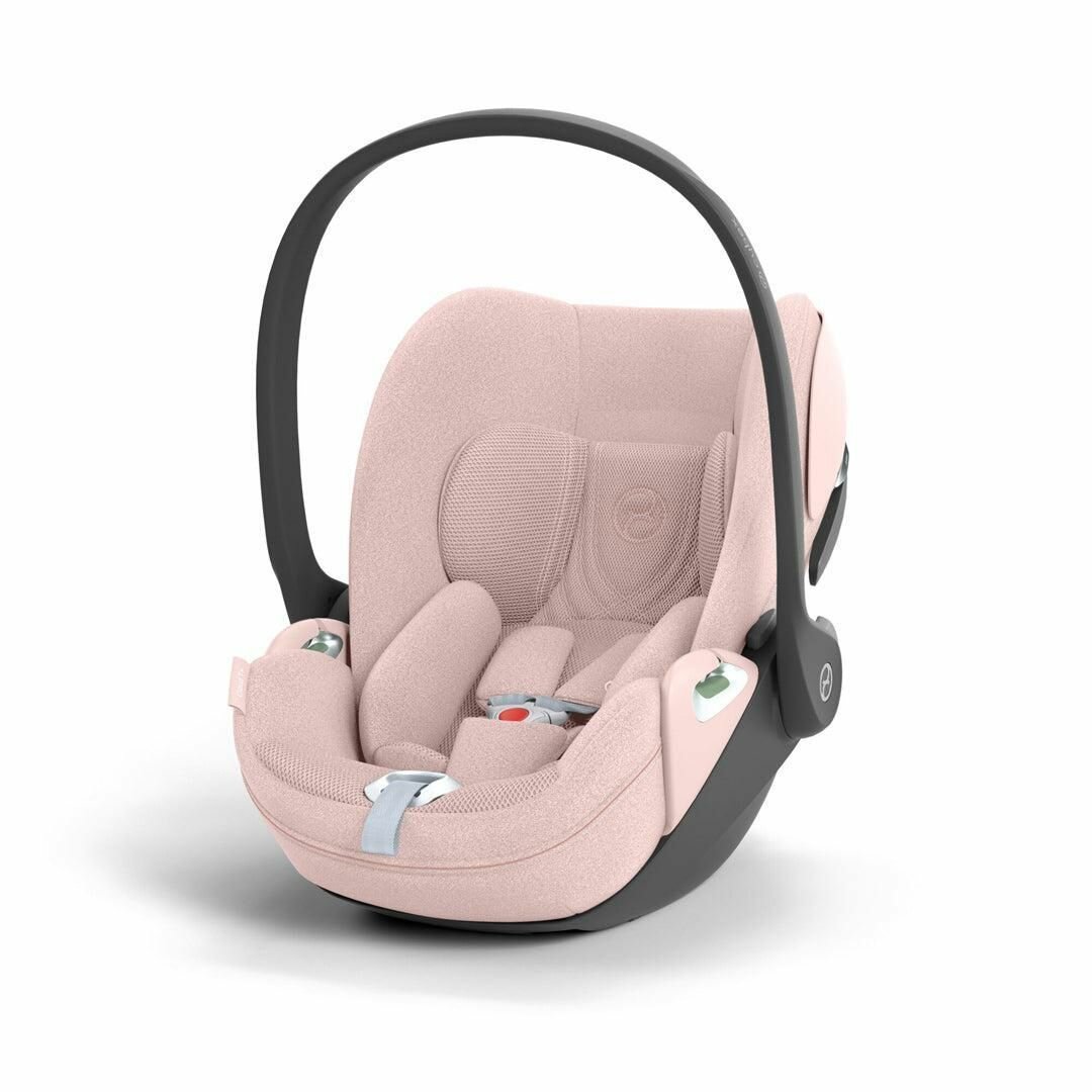 Автокресло 0+ CYBEX Cloud T i-size Plus Peach Pink, с рождения до 13 кг, рост от 45 до 87 см, розовый