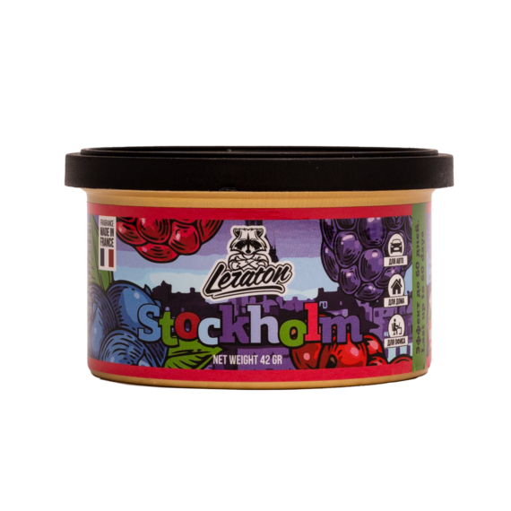 Leraton Ароматизатор для автомобиля в банке Stockholm (Wild Berry/Лесная ягода)