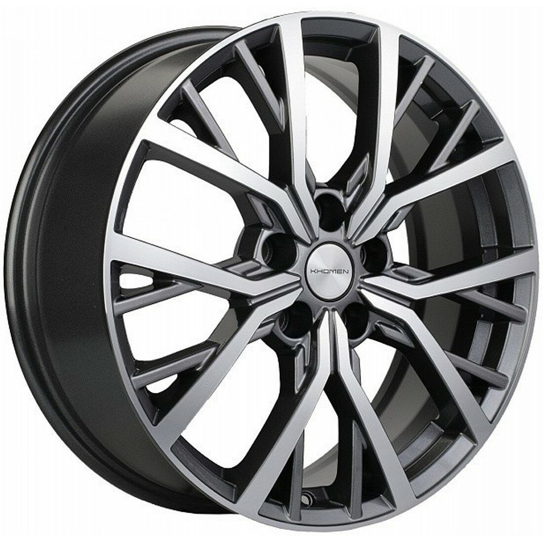 Колесный диск Khomen Wheels KHW1806 7x18 5x114,3 ET50 54,1 Gray-FP литой для автомобиля
