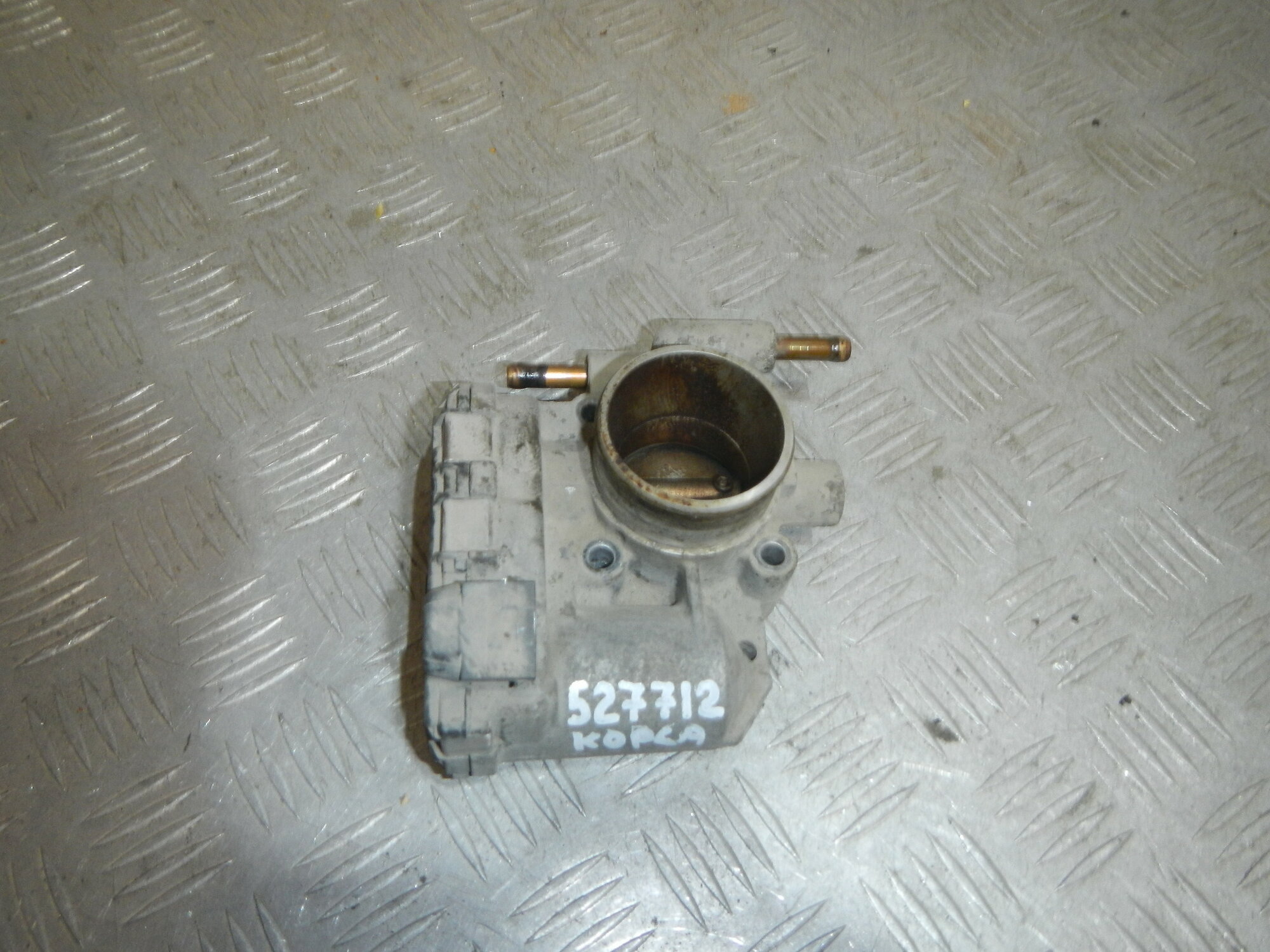 Б/У Заслонка дроссельная электрическая, Opel (Опель)-CORSA D (06-) OPEL CORSA D (06-) Z12XEP,1.0-1.4 Без видимых поврежде...