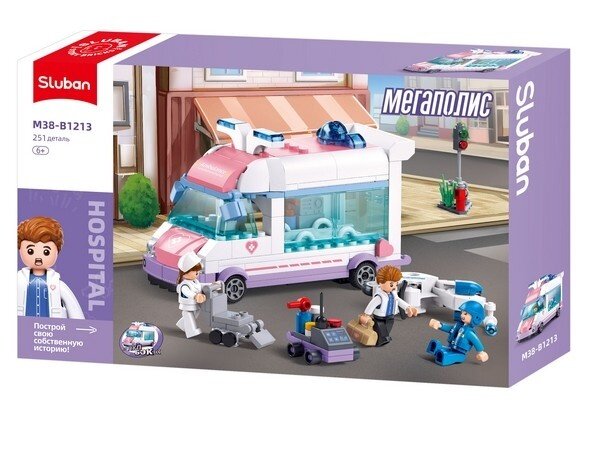 Конструктор Sluban "Скорая помощь", M38-B1213