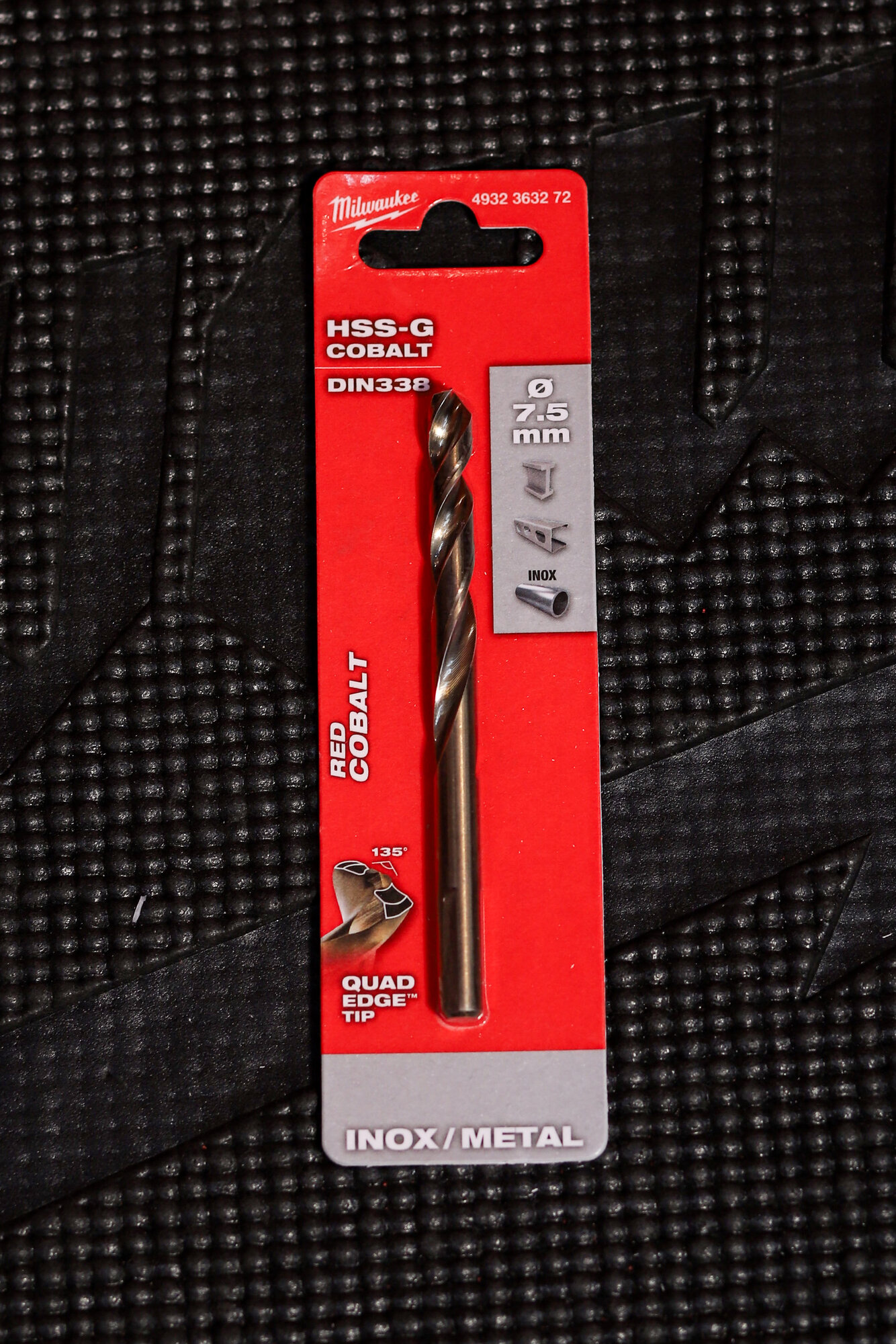 Сверло Milwaukee 4932363272, HSS-Co, винтовое, для металла, 7,5x69x109 мм
