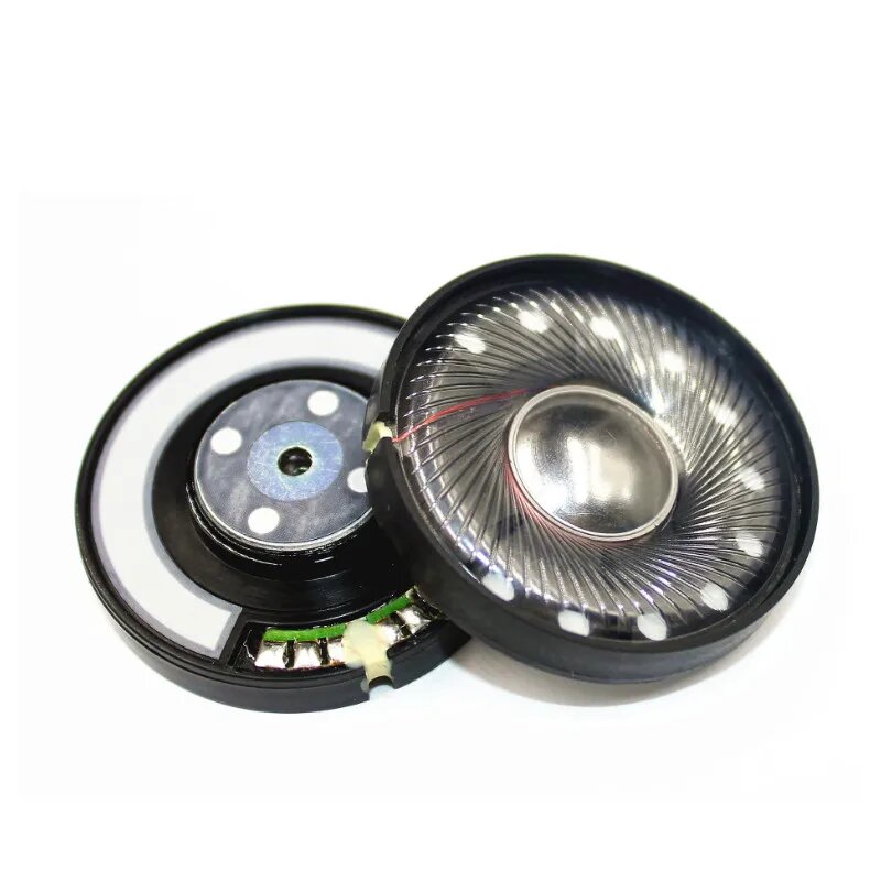 2 шт, динамик для наушников с титановой пленкой, 40 мм