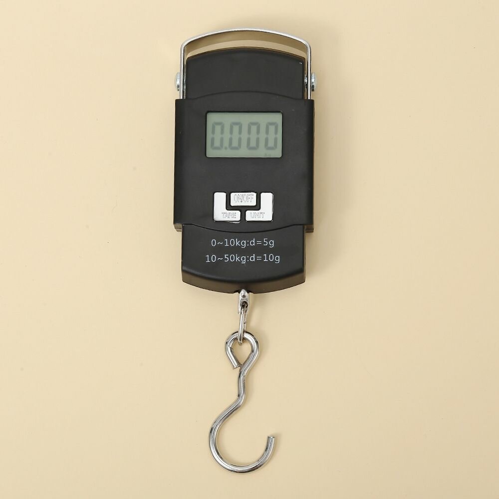 Электронные ручные весы высокой точности 50 кг, портативные мини-весы для багажа