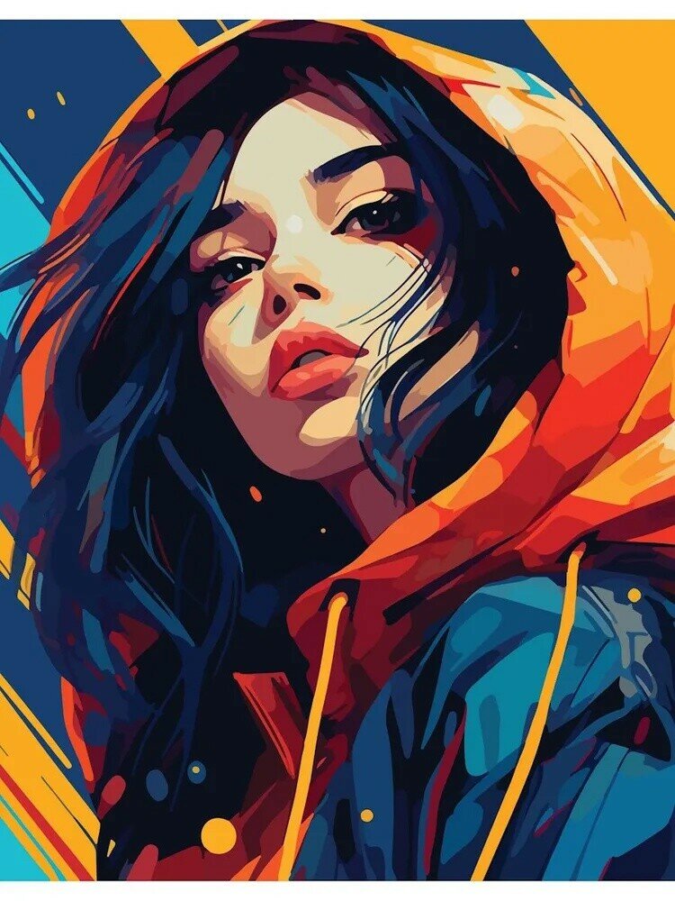 Картина по номерам Jazzle Хип-хоп, 30х40 см