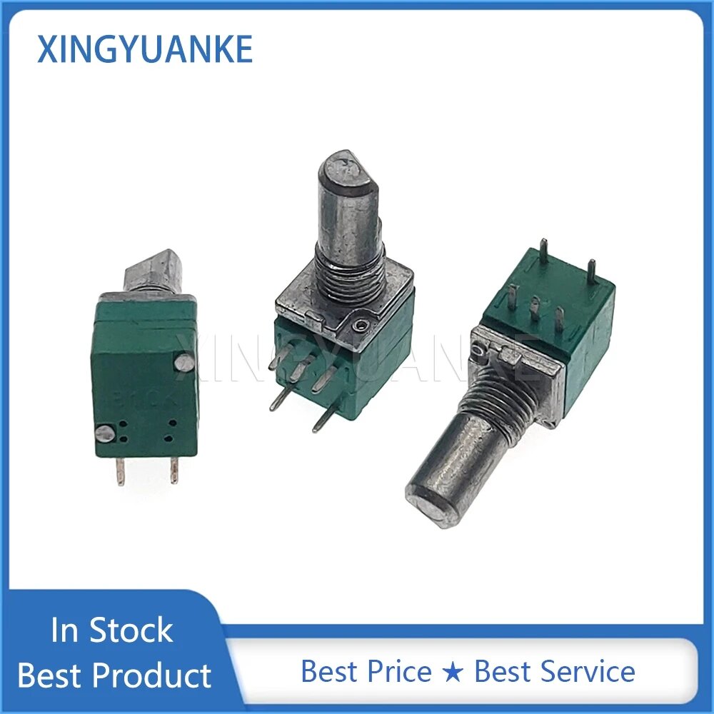5 шт. RV097NS RK097 тип одиночный с переключателем 5-контактный B10K регулируемый объем B103 потенциометр поющей машины D длина вала 15 мм