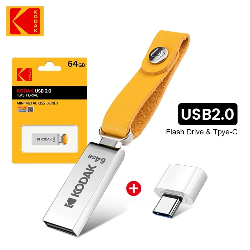 KODAK K122 металлический USB флеш-накопитель 32 ГБ