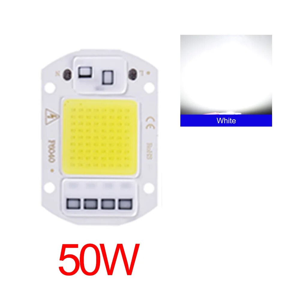 CWYLOD LED COB Чип 20Вт 30Вт 50Вт 220В 50W White