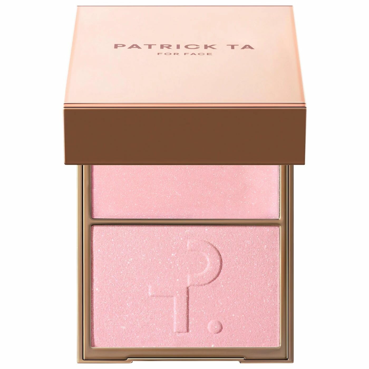 Палетка кремового и пудрового хайлайтеров PATRICK TA Major Glow Creme & Powder Light Reflecting Translucent Highlighter Duo