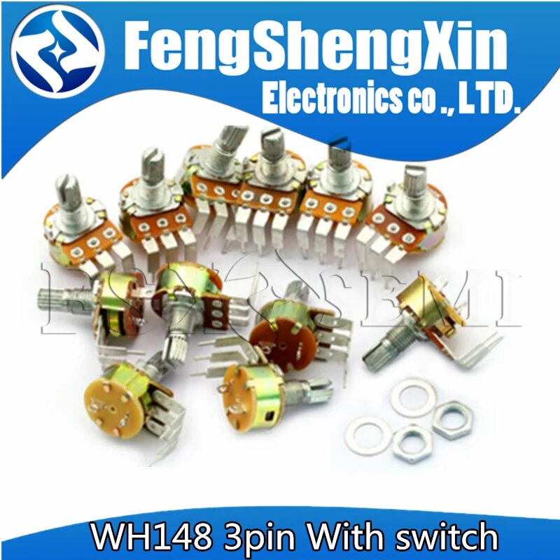 5 потенциометров FSXSEMI WH148, 50к Ом
