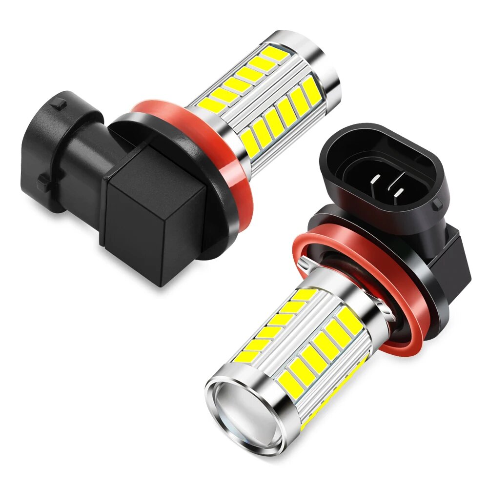 2 шт, светодиодные автомобильные лампы H8 H11, противотуманные фары для Hyundai Solaris 2 Elantra i30 i35 i40 Tucson Kona 2015 2016 2017 2018