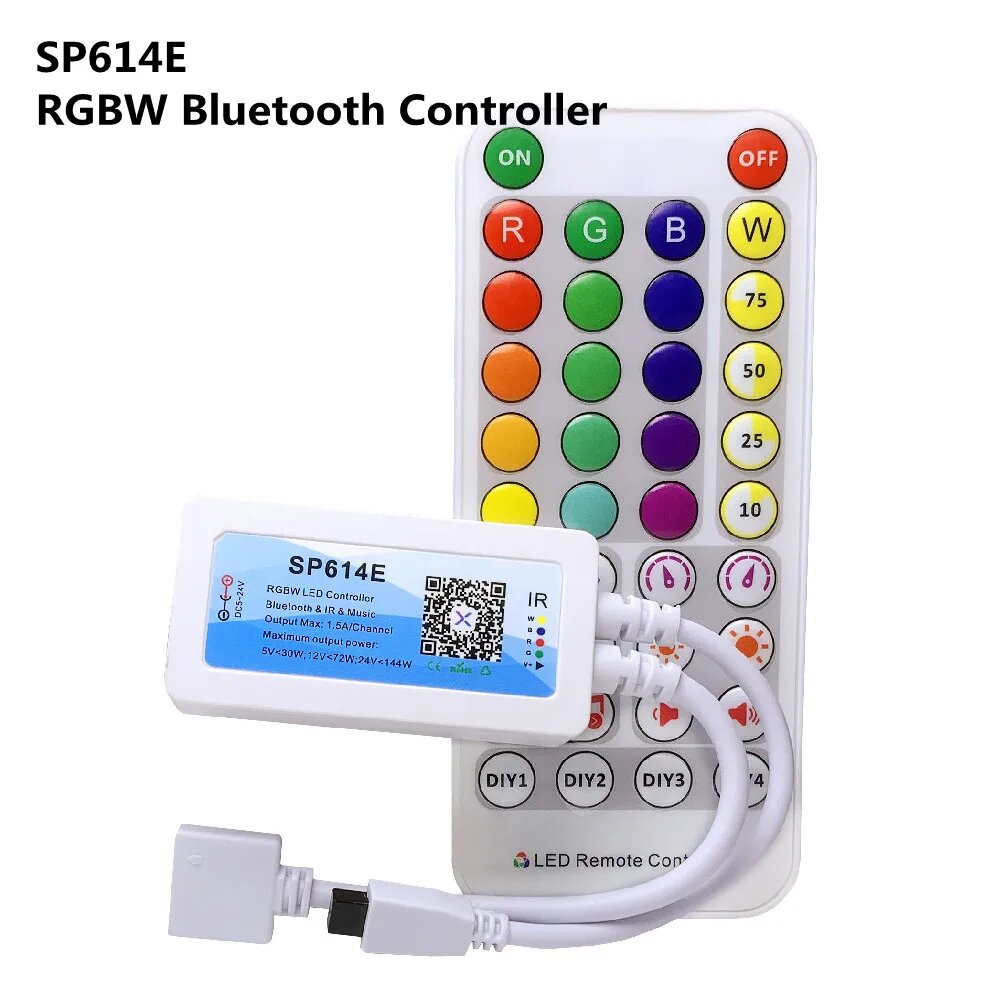 SP614E RGBW Bluetooth контроллер для светодиодной ленты