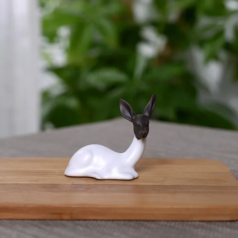 Миниатюрные керамические фигурки животных для бонсай YXYMCF A2