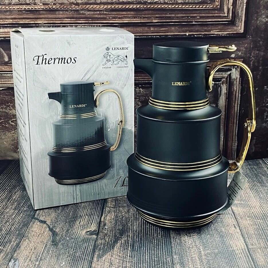 Термос Lenardi 1000мл пластик, стекло