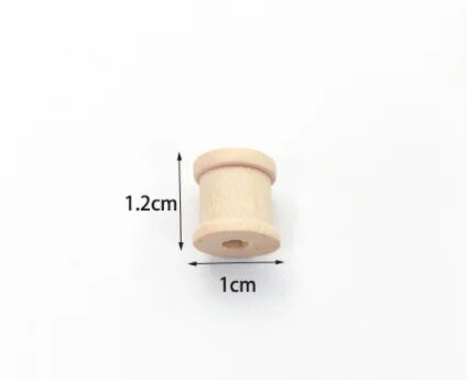 Деревянные пустые катушки для ниток 10pcs