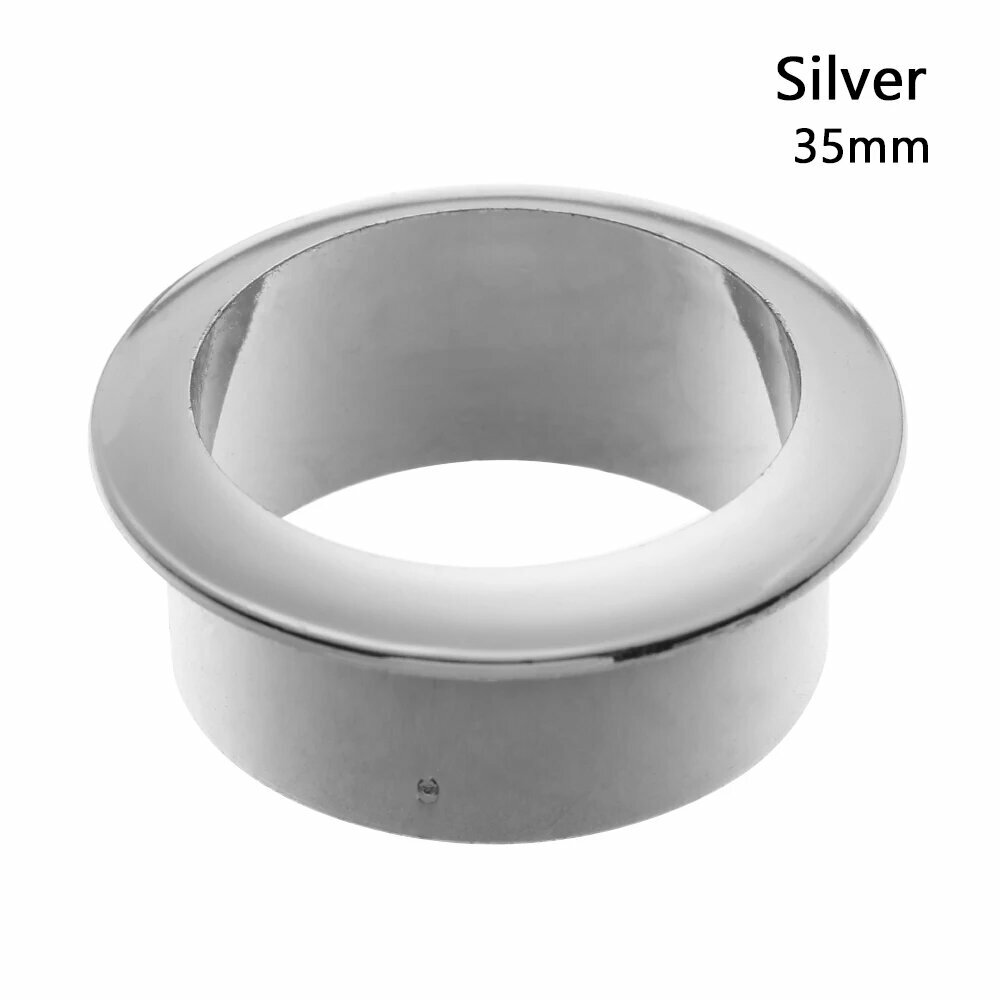 Пластиковые крышки для отверстий для проводов 25-80 мм 35mm silver