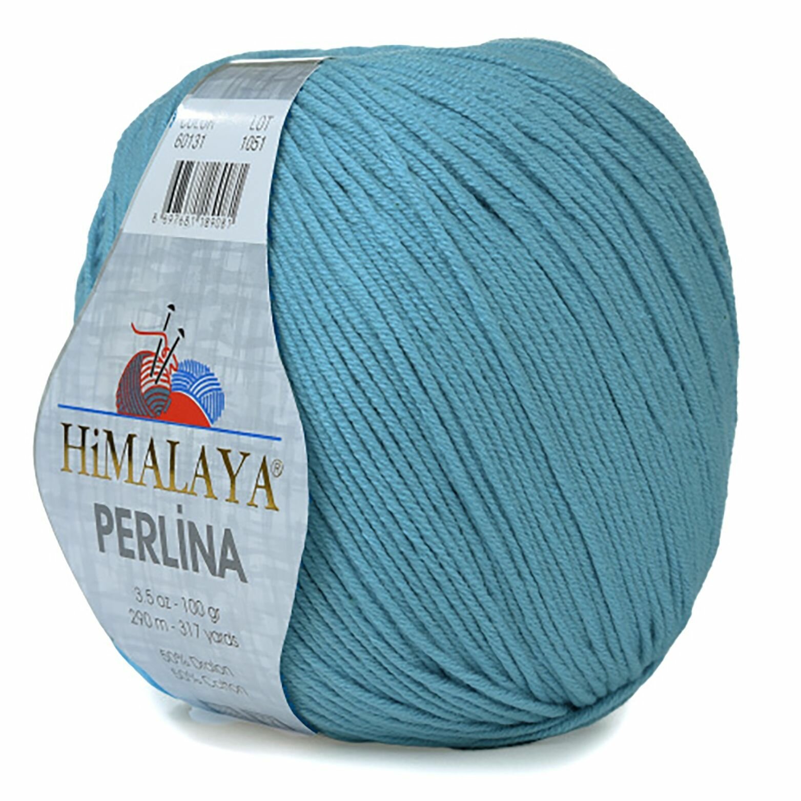 5 Мотков, Himalaya PERLINA, 50% Акрил, 50% Хлопок / 100 гр. - 290 м, Цвет-50150