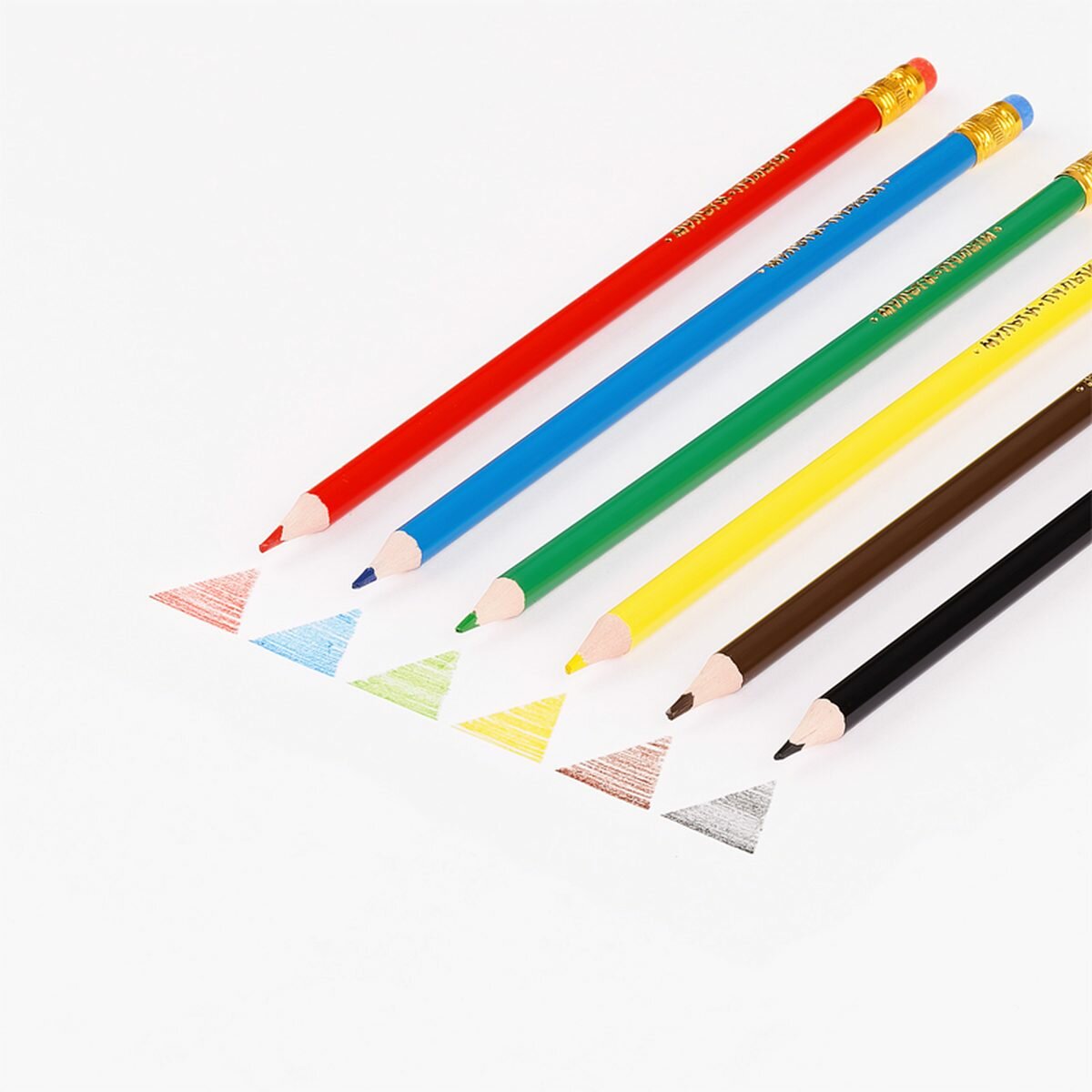 Карандаши цветные 6 цветов Мульти-Пульти "Енот в Венеции" (L=190мм, D=7мм, d=3мм, с ластиком, пластик) картон (CP_19842)