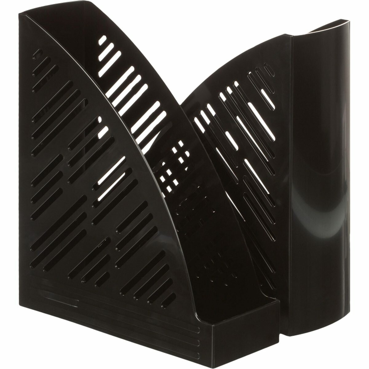 Лоток для бумаг вертикальный Attache, 85мм, черный, 2шт.