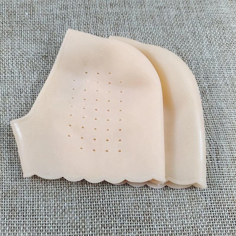 2 шт, силиконовые носки для ухода за ногами nude