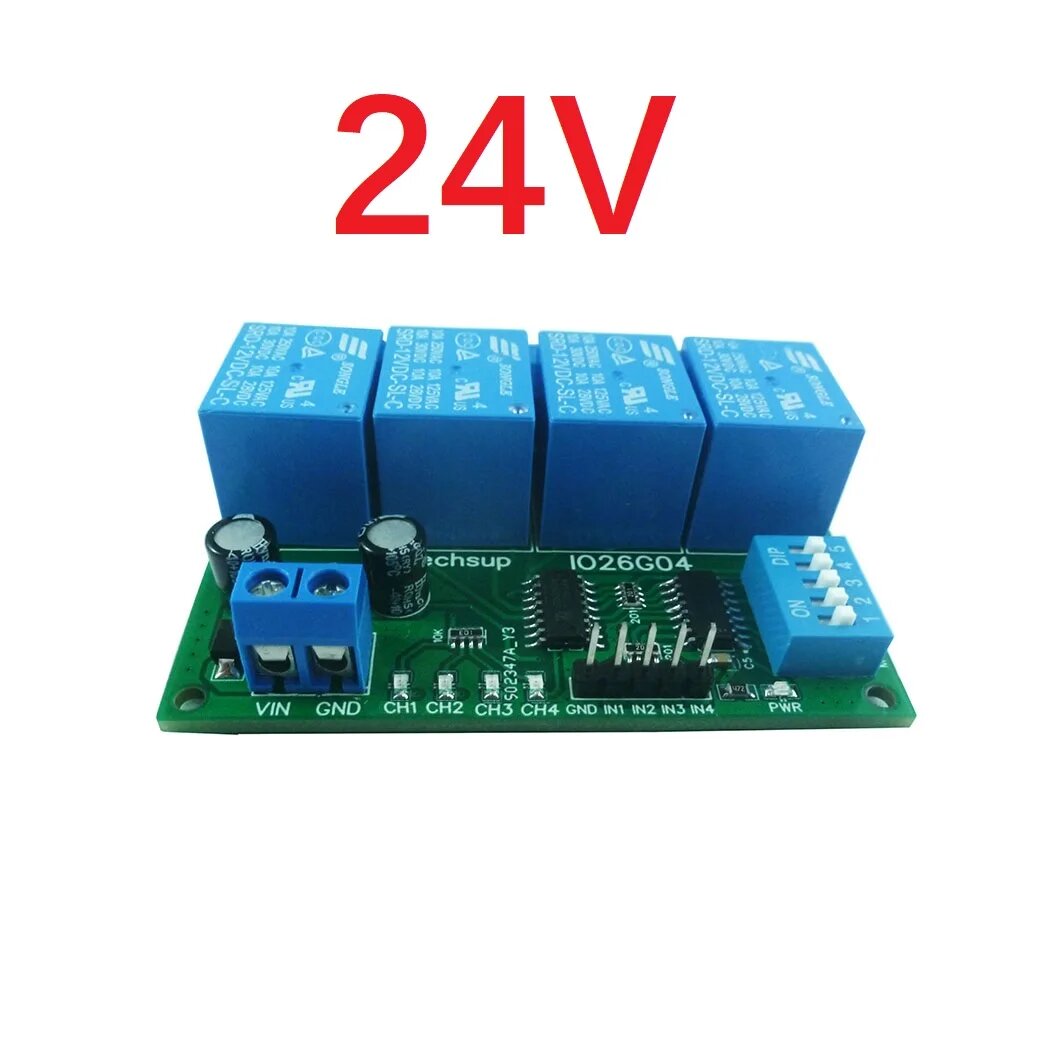 4-канальный релейный модуль 24V IO26G04 eletechsup