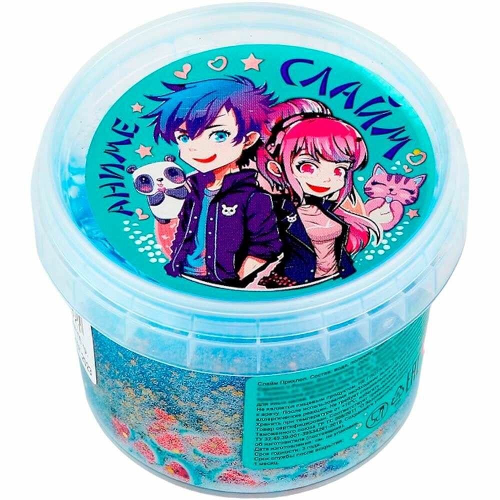 Слайм Прихлоп "Аниме", синий, 340 г (01198)