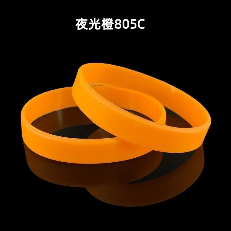Светящиеся браслеты 2шт, оранжевые 夜光橙805C