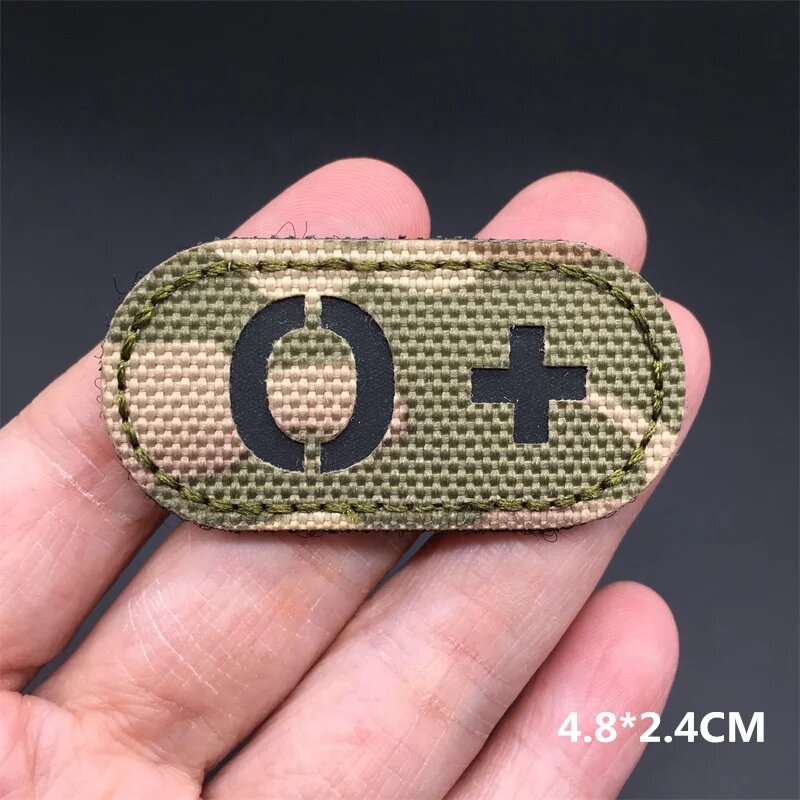 Тактический патч Multicam O+ с античным серебром