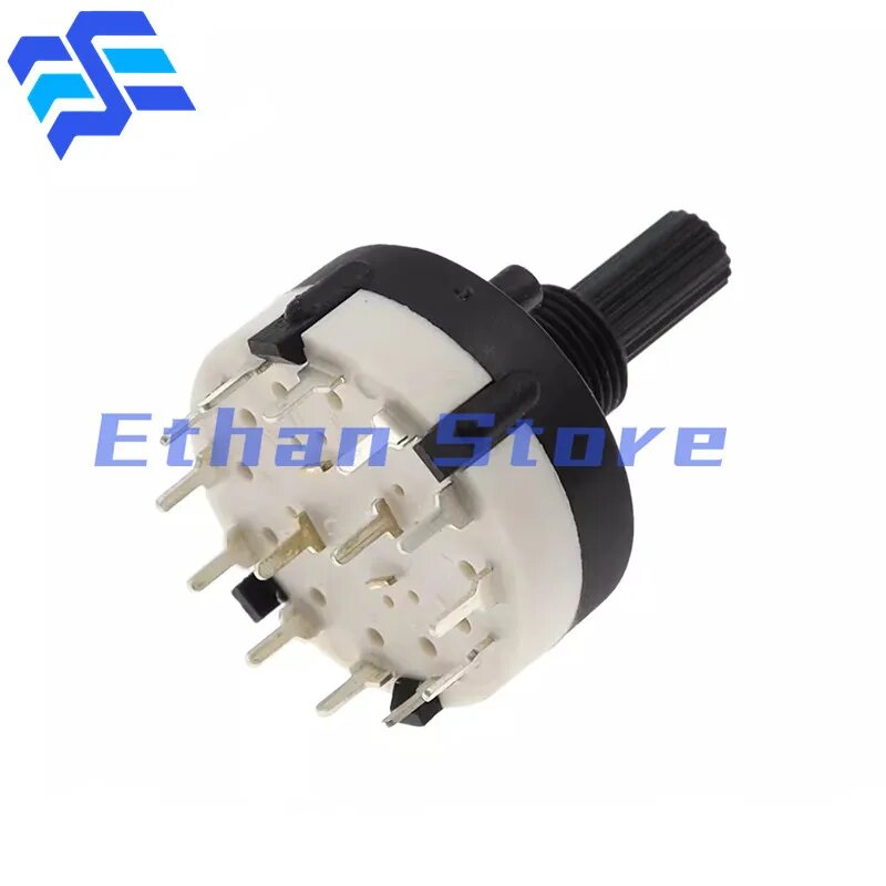 Пластиковые поворотные переключатели RS26 10 шт. 2 Pole 6 Position