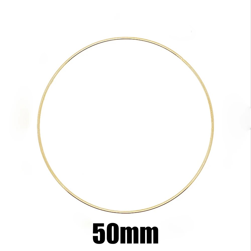 Металлические кольца для ловцов снов REGELIN, набор из 4-5 штук 5 PCS 50mm