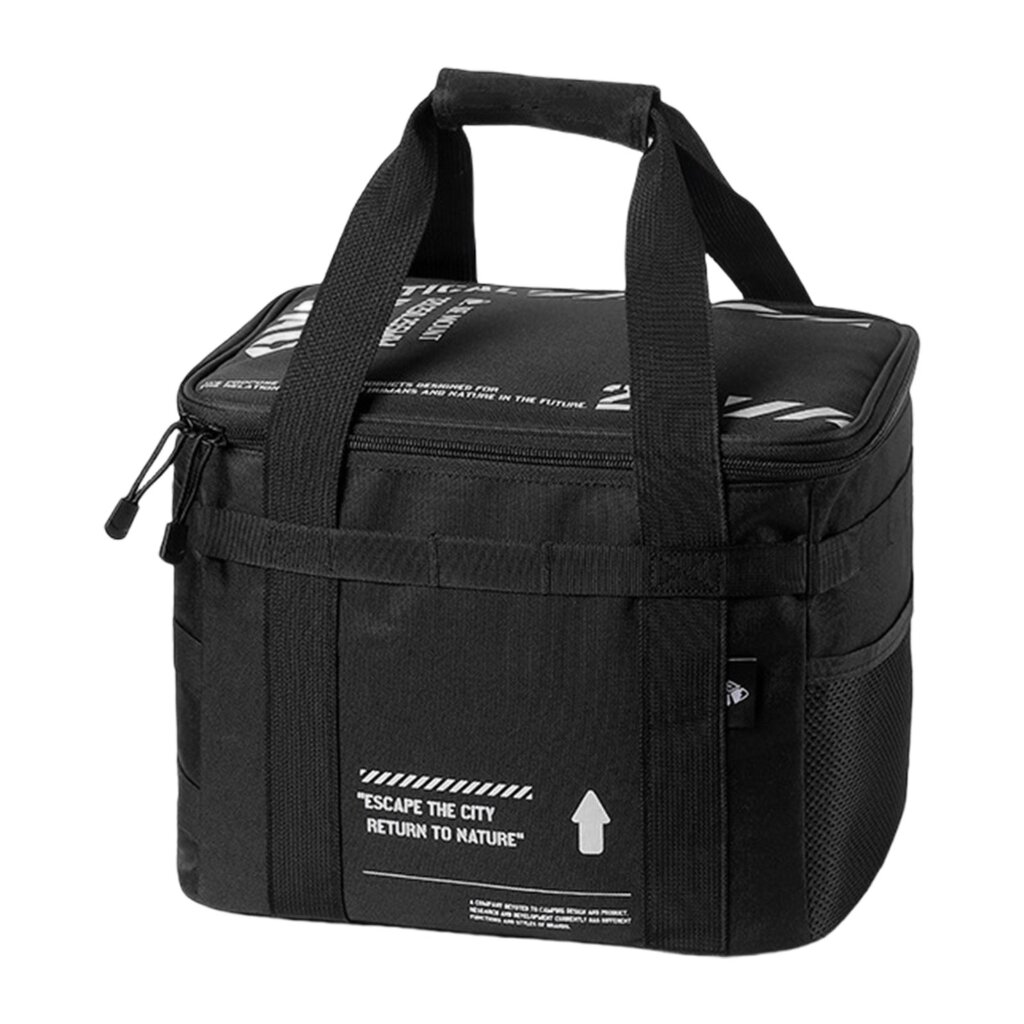 (1шт) Сумка для хранения походной сумки для пикника-черный