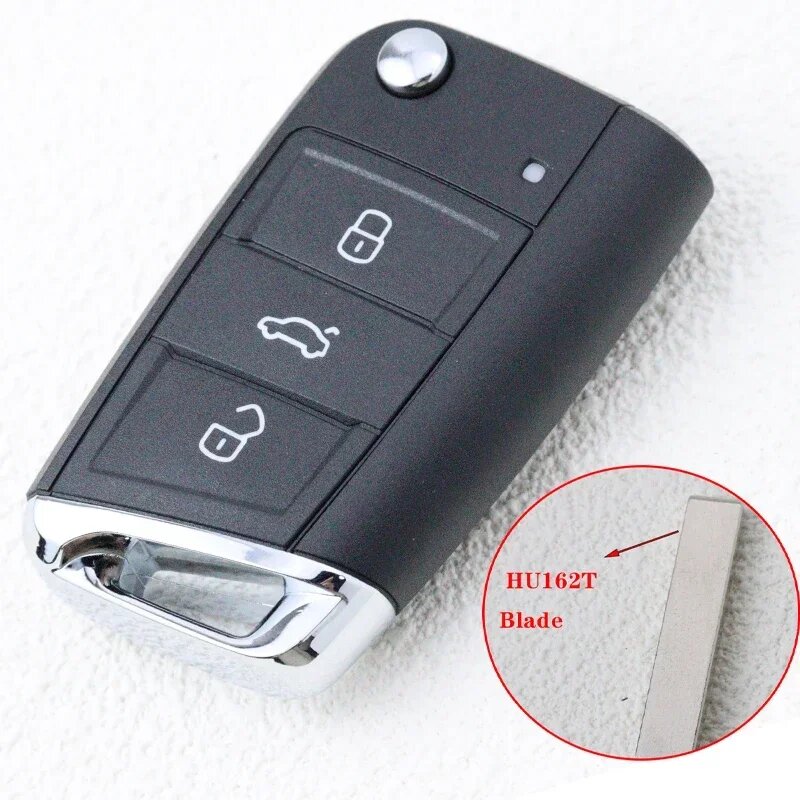 Автомобильный брелок для ключей, корпус для Volkswagen Tiguan VW Golf 7 4 5 Mk4 key C - HU162T Blade