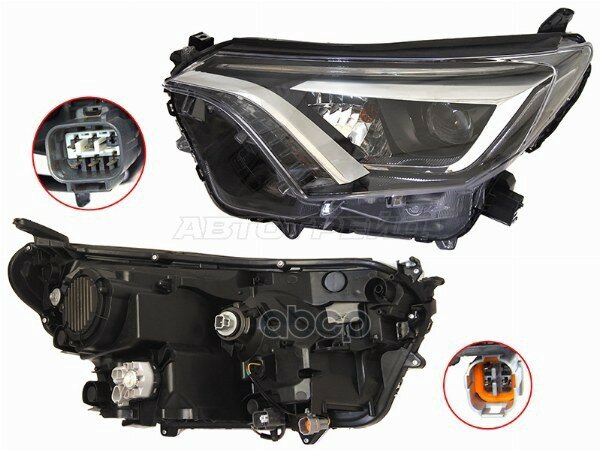 Фара Toyota RAV4 (XA40) 15-19 (Слева/ LED/ С электрокорректором) Sat арт. ST-212-11RVL