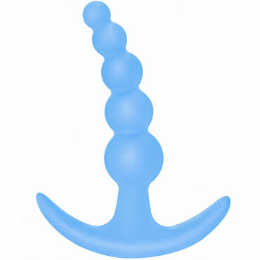 Lola Toys Bubbles Anal Plug, синяя Анальная пробка