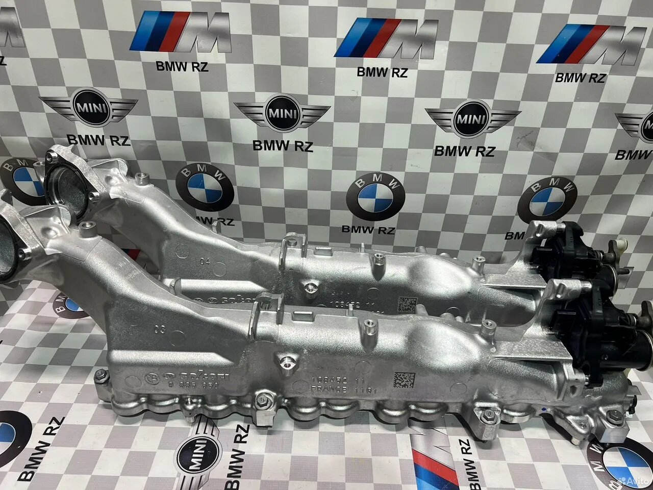 Коллектор впускной для BMW B57D30, BMW, 11619885850, серебристый