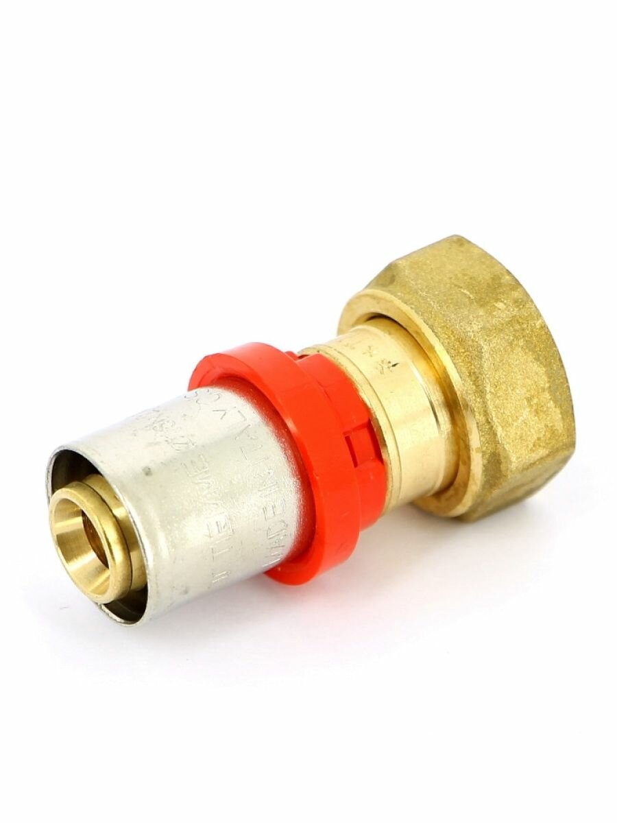 Евроконус пресс Tiemme 16х1/2" с накидной гайкой, для коллектора 1650028 / 1668G1604CZ