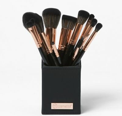 Набор кистей для макияжа с держателем BH Cosmetics BH SIGNATURE ROSE GOLD 13 piece brush set