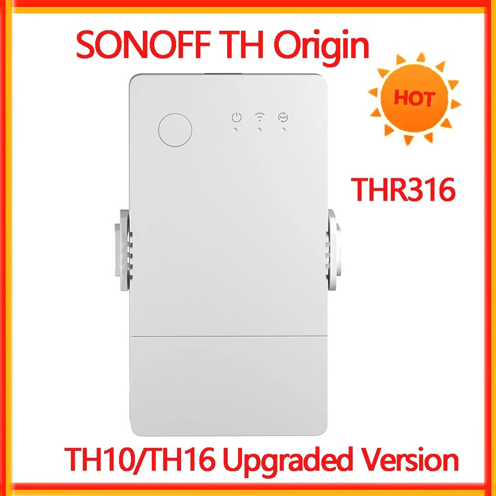 SONOFF TH Origin Умный датчик температуры и влажности Sonoff TH Origin 16A