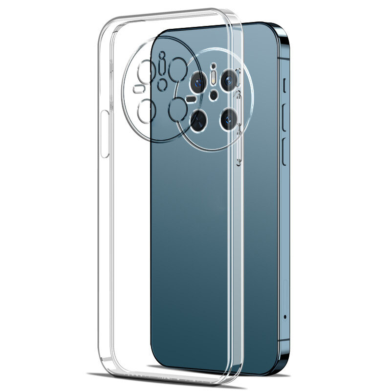 Чехол задняя-панель-накладка-бампер MyPads Tocco для Huawei Mate 70, ультра-тонкий из мягкого качественного силикона, прозрачный MyPads