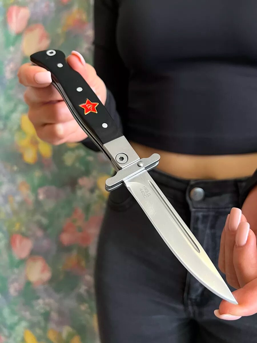 Нож складной туристический охотничий "Финка НКВД" арт. 355 / Не холодные ножи